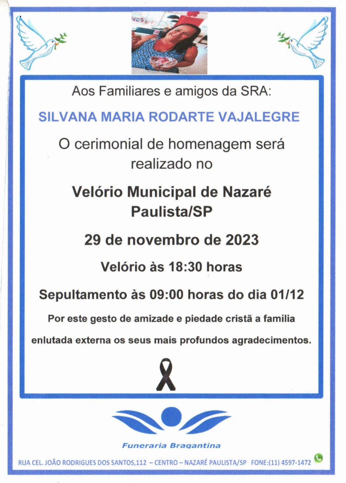 SILVANA MARIA RODARTE VAJALEGRE – Grupo Bragantina